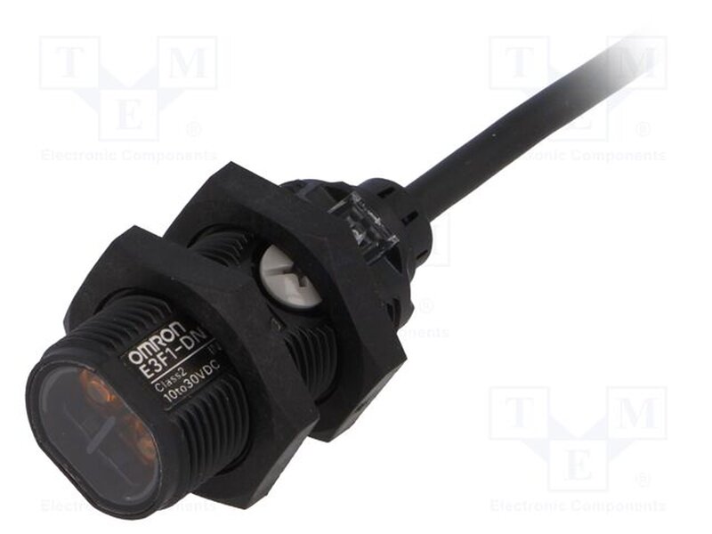 E3F1-DN12 2M Sensor: photoelectric; Range: 0÷0.3m; NPN; DARK-ON,LIGHT ...