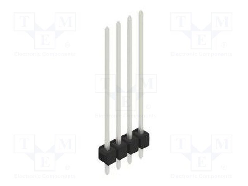 10048970 Connector: pin strips; pin header; male; PIN: 4; SL 11; 3A ...