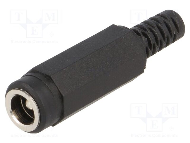 NEK/J 210 Connector: DC supply; plug; male; 500mA; straight; for cable ...