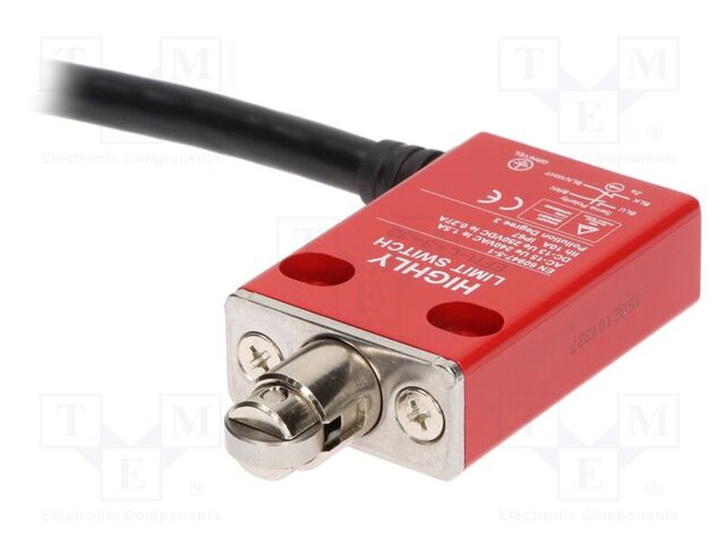 EFM-L-3-32 Limit switch; oblong metal roller Ø12mm; NO + NC; 5A; max ...