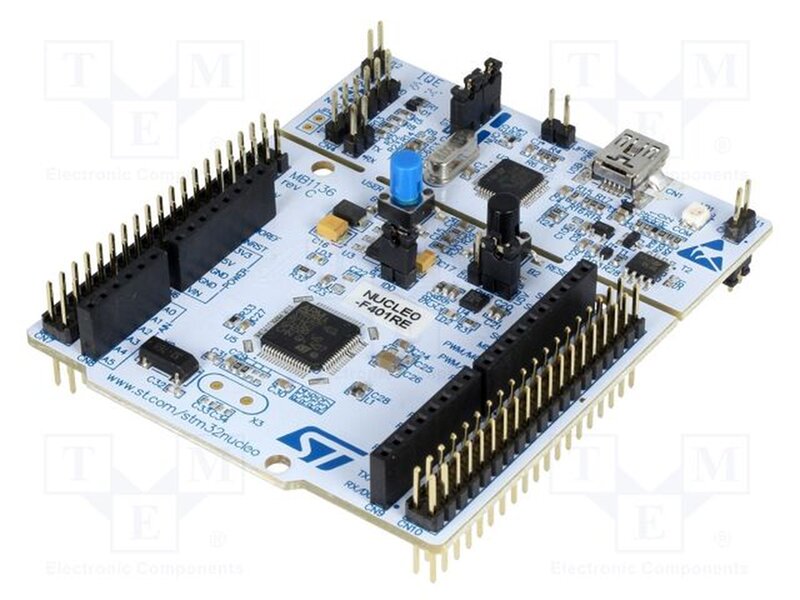 NUCLEO-F401RE Dev.kit: STM32; base board; Comp: STM32F401RET6 • Items ...