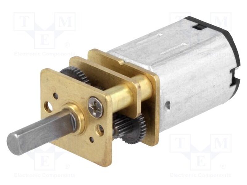 210:1 MICRO METAL GEARMOTOR Motor: DC; with gearbox; LP; 6VDC; 360mA ...