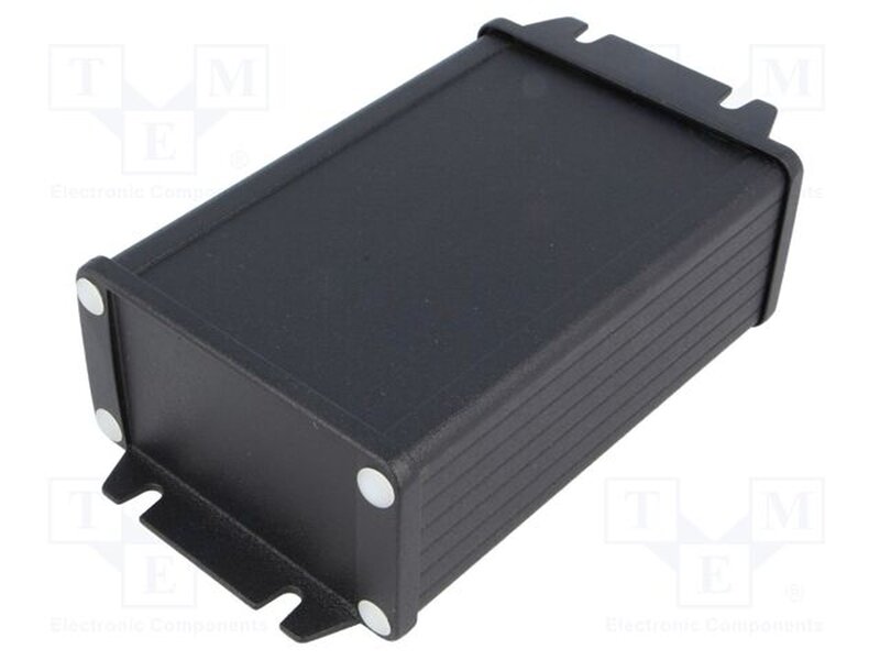 1457K1202BK Enclosure: with panel; with fixing lugs; 1457; X: 84mm; Y ...