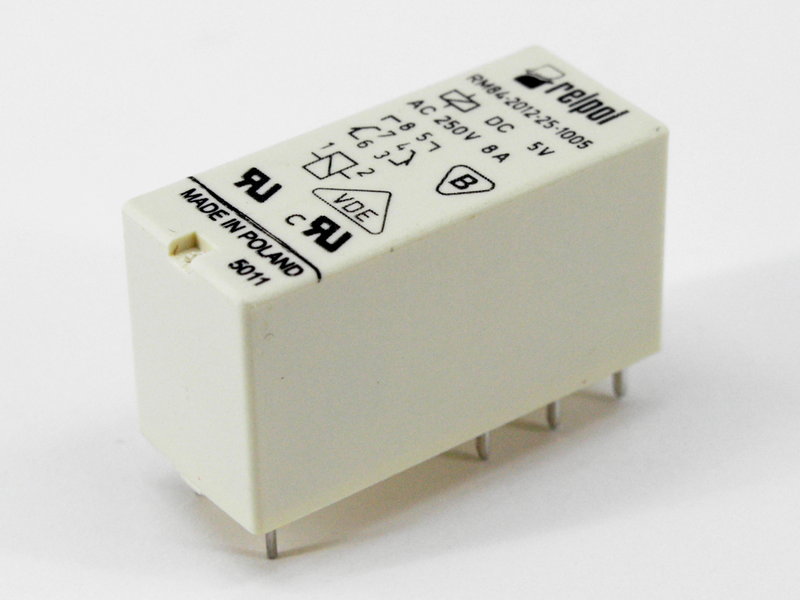 RELĖ 24V 8A/250V RM84 2poros kontaktų, Relpol RM84-2012-35-1024 ...
