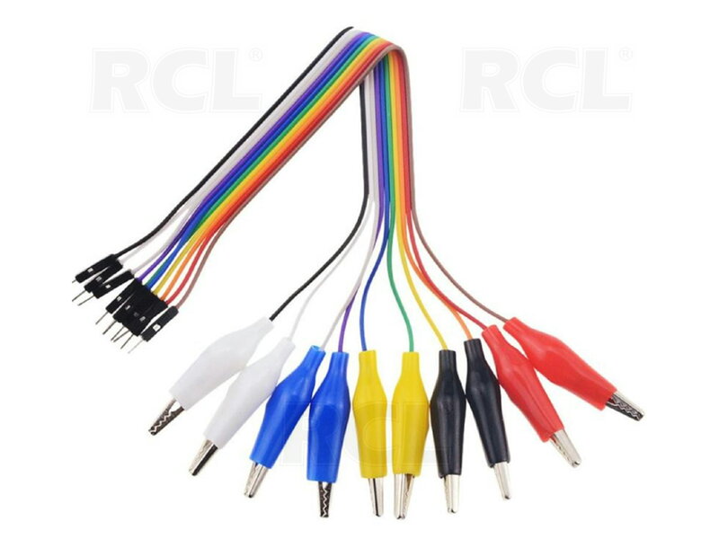 LAIDAI TESTAVIMUI GNYBTAI 10x 1pin kištukas, laidai 24AWG 200mm ...