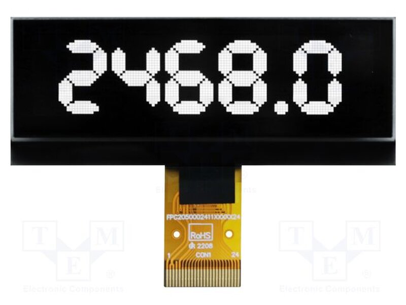 REX012832NWPP3N00000 Display: OLED; graphical; 2.23"; 128x32; Dim ...