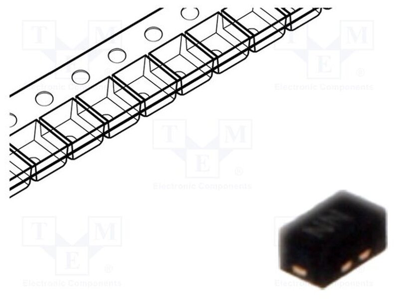 UCLAMP0501P.TCT Diode: TVS; 200W; 6V; 16A; unidirectional; SLP1006P2 ...