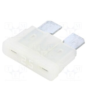 340232 Fuse: fuse; 25A; 32VDC; automotive; 19.3mm; tin alloy • Prekės ...