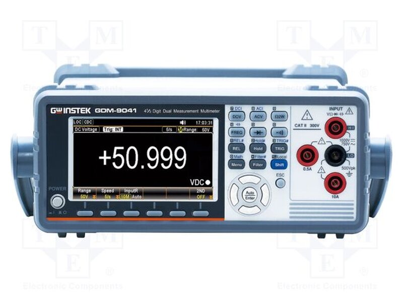 GDM-9041 Benchtop multimeter; LCD TFT 4,3"; 5 digits (50000); True RMS ...
