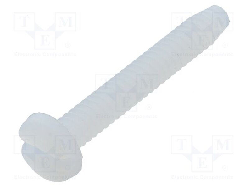 9331 Screw; UNC4-40x19.05; Head: cheese head; slotted; polyamide ...