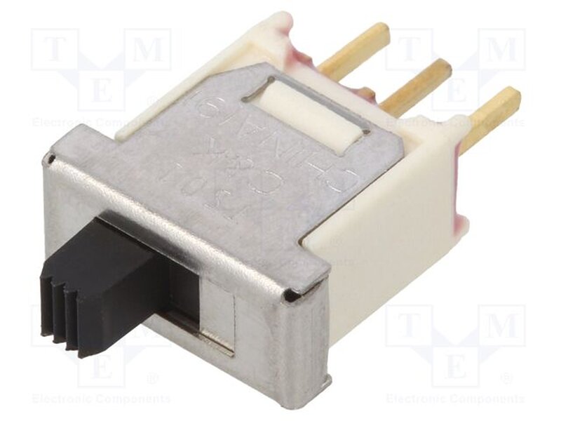 TS01CBE Switch: slide; Pos: 2; SP3T; 0.4A/20VDC; ON-ON; THT; Rcont max ...