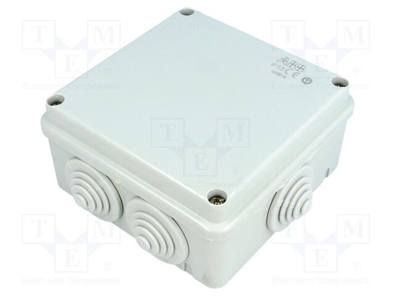 00816 Enclosure: junction box; X: 100mm; Y: 100mm; Z: 50mm; wall mount ...