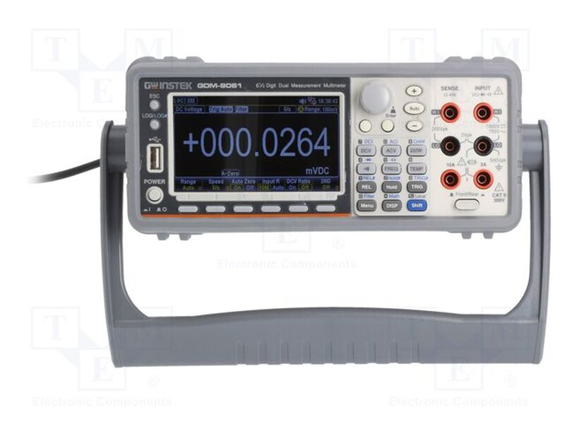 GDM-9061 Benchtop multimeter; colour,LCD TFT 4,3"; 6,5 digit (2000000 ...