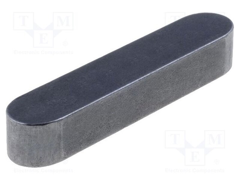 1318713 Parallel key; BN 870; DIN 6885; carbon steel; W: 10mm; H: 6mm ...